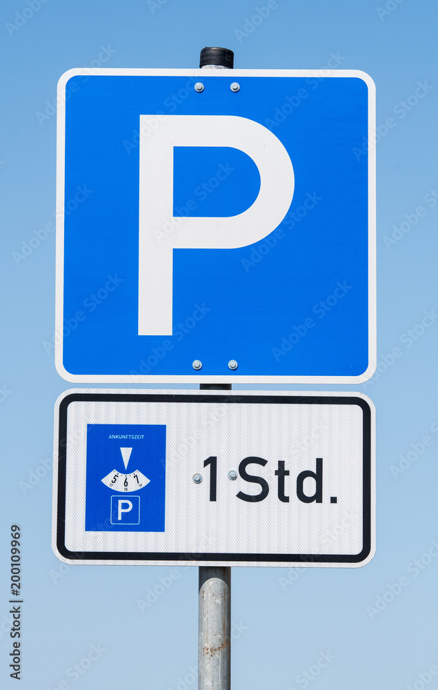 Stock-Foto „Parkplatzschild“ | Adobe Stock