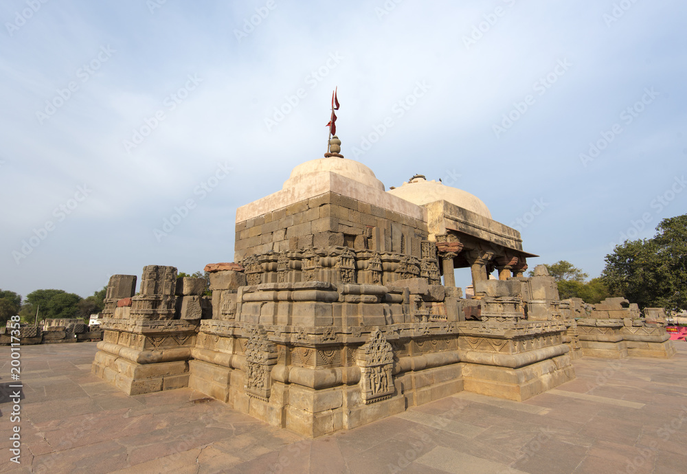 Harshat Mata temple in India Stock Photo | Adobe Stock