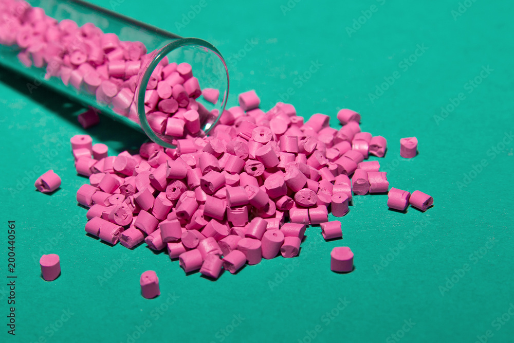 Plastic pallets . Plastic raw materials in granules for industry ...