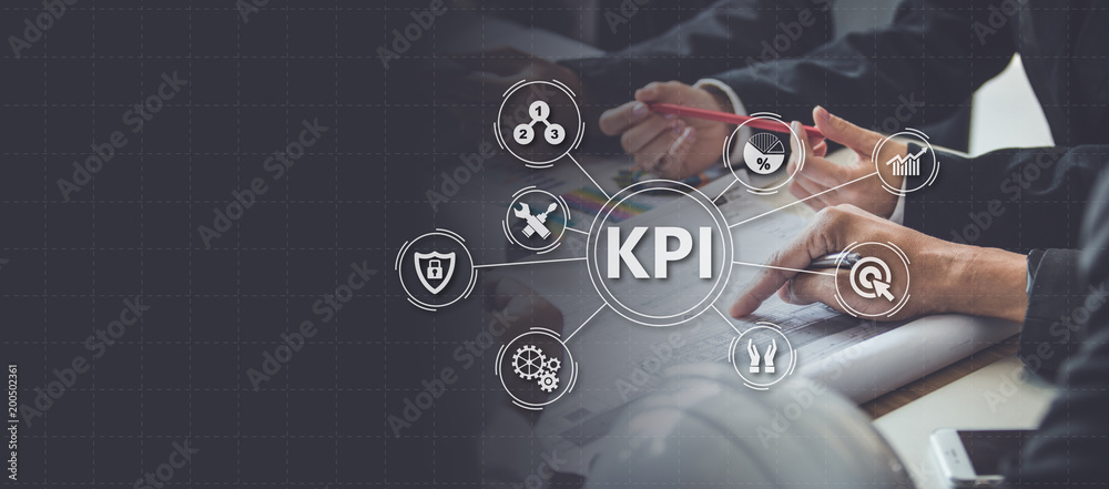 Key Performance Indicator (KPI) using Business Background with ...