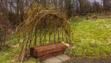Bench Under Arbor Free Stock Photo - Public Domain Pictures