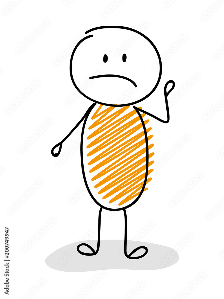 Funny Confused Cartoon