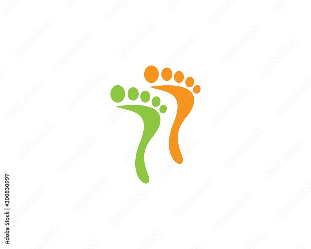 foot ilustration Logo vector Stock Vector | Adobe Stock