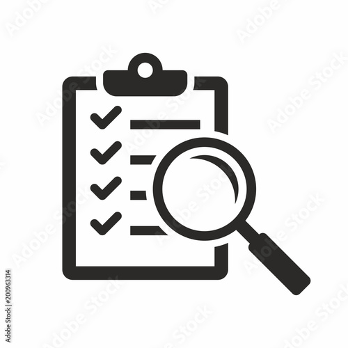 Magnifier assessment checklist icon Stock Vector | Adobe Stock Magnifier assessment checklist icon Stock Vector | Adobe Stock