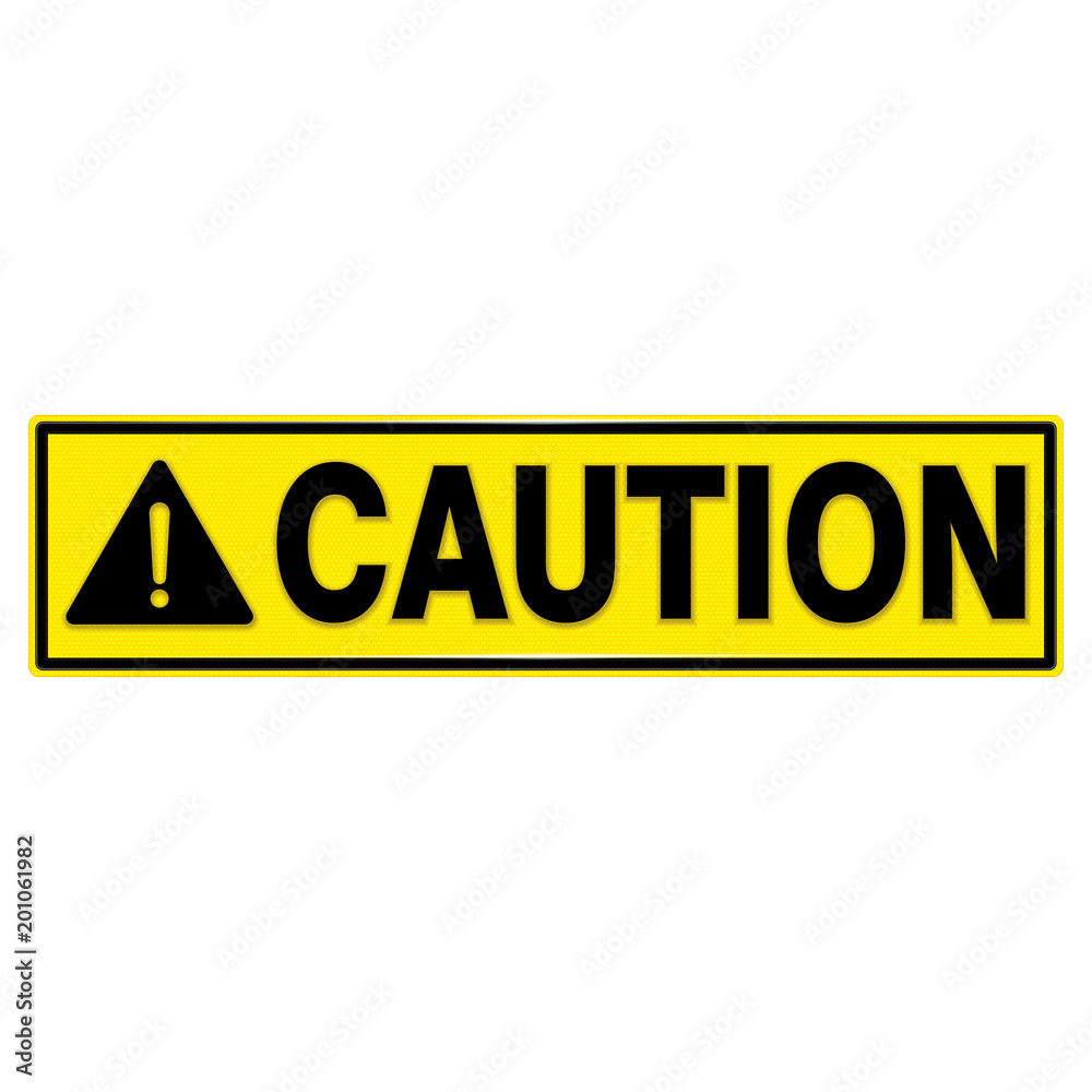 Vector and illustration graphic style,Caution sign ,Yellow triangle ...