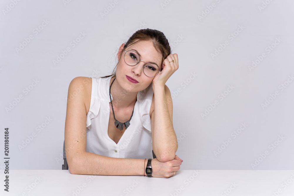 sitting on table pose reference