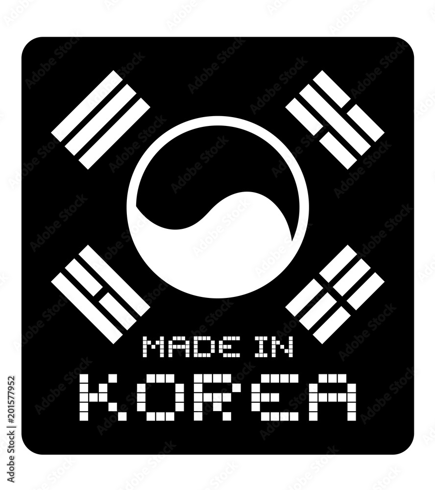 Design of Korea symbol Stock Vector | Adobe Stock