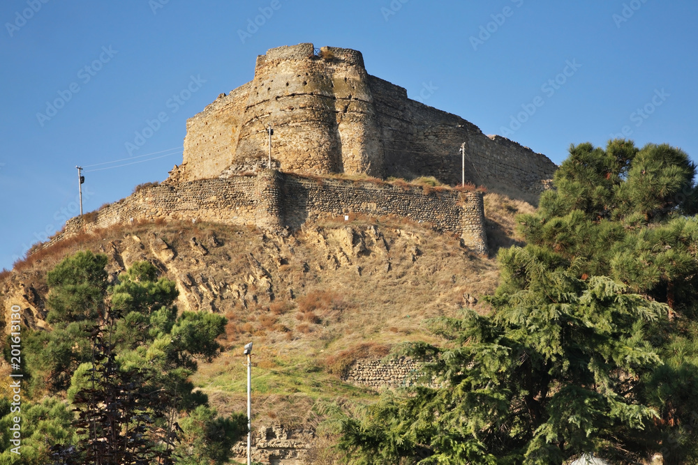 Foto de Stock Goris Tsikhe fortress in Gori. Shida Kartli mkhare ...