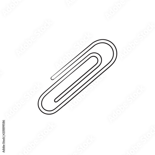 Clip for papers hand drawn outline doodle icon. Vector sketch ...