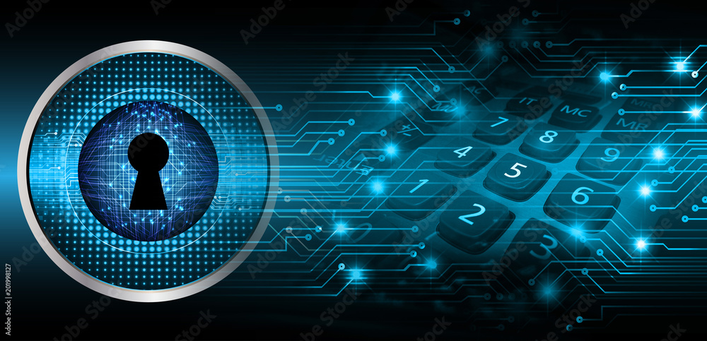 dark blue illustration of technology internet network computer ...