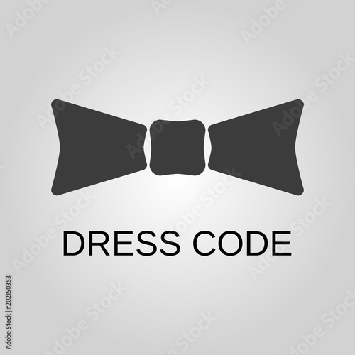 Dress code icon. Dress code symbol. Flat design. Stock - Vector ...