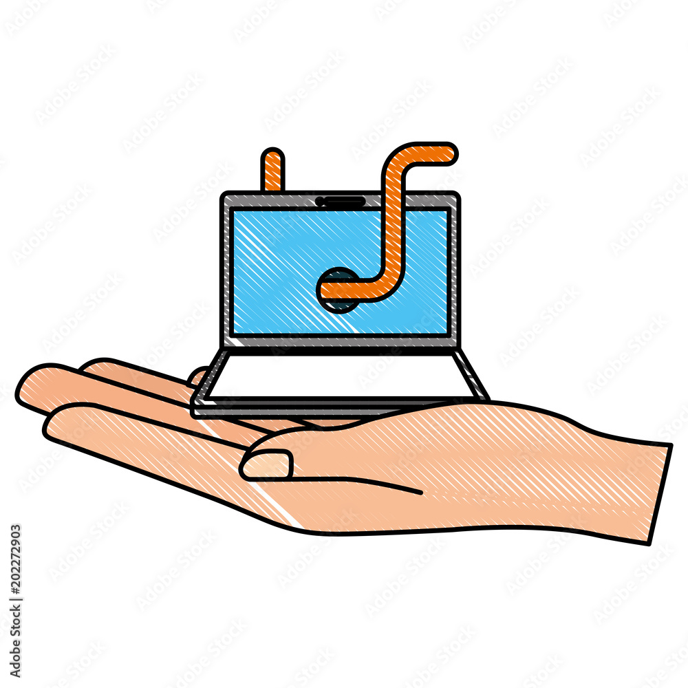 virus drawing computer