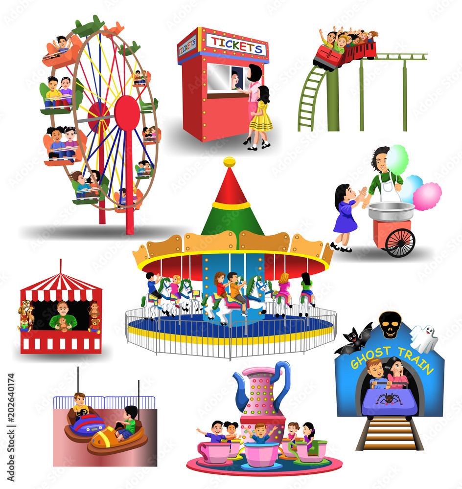 clipart funfair