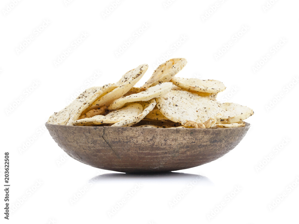 Indian Spicy Potato Chips Also know as Aloo Papri, Aloo Papdi, Alu ...