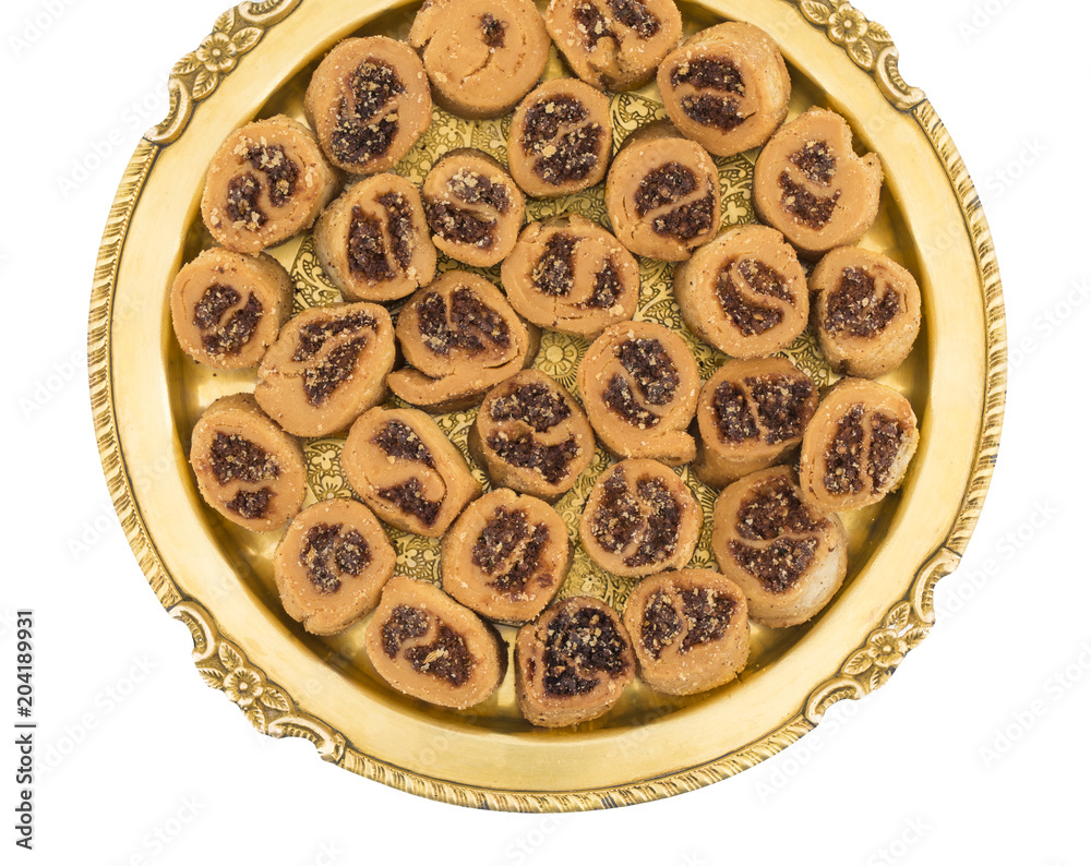 Foto de Stock Indian Fried Bhakarwadi Tea Time Snack also known as ...