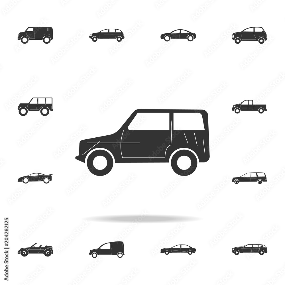 Off-road car icon. Detailed set of cars icons. Premium graphic design ...