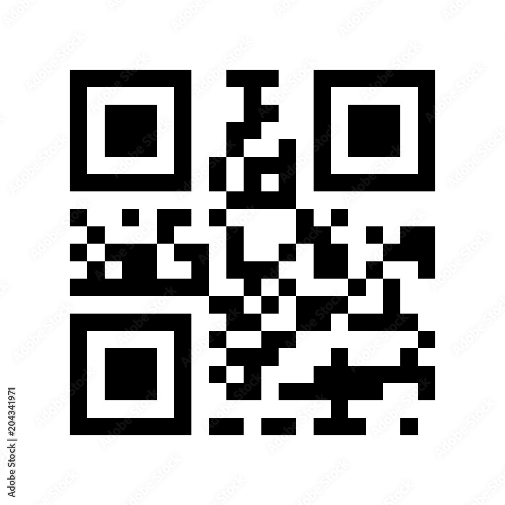 QR code "I Love You!" 素材庫向量圖 | Adobe Stock