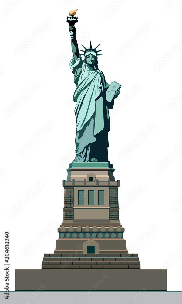 Statue of Liberty. USA. Memorable New York City Sculpture. National ...