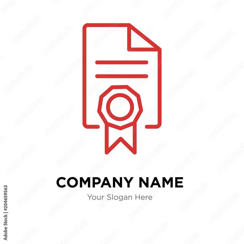 mandate company logo design template, colorful vector icon for your ...