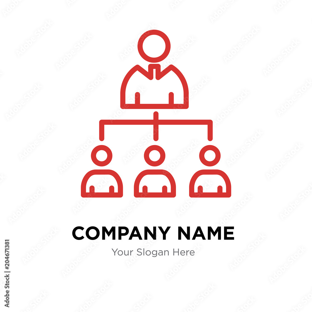 mlm company logo design template, colorful vector icon for your ...