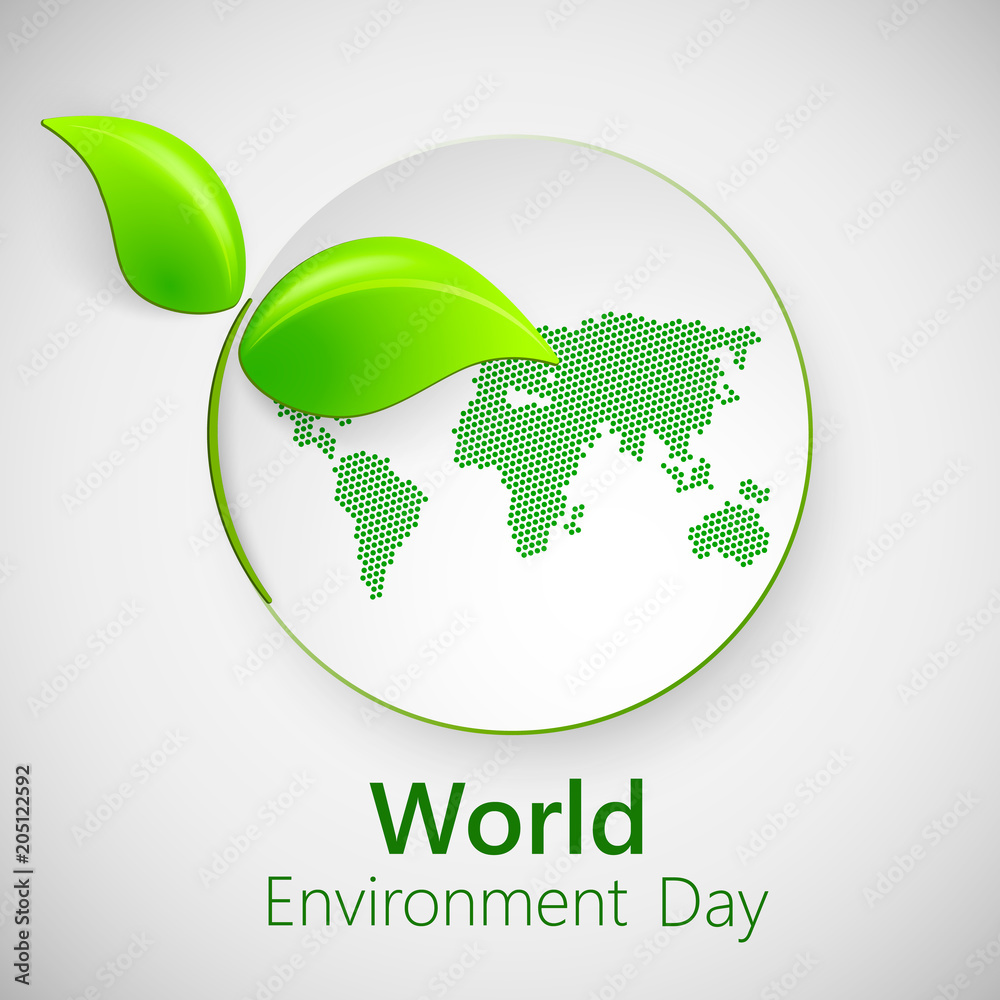 Vetor World Environment day concept. Banner for world environment day ...