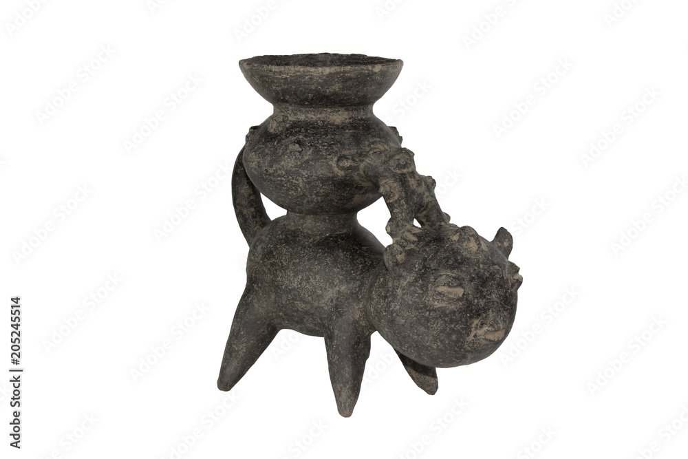 clay sculpture of an animal creature made by indigenous civilization of ...