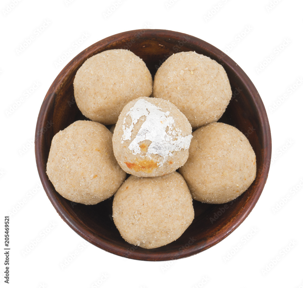 Photo Stock Gehu Ke Laddu Indian Traditional Sweet Food Also Know as ...