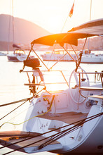 Yacht Preparing To Sail Free Stock Photo - Public Domain Pictures