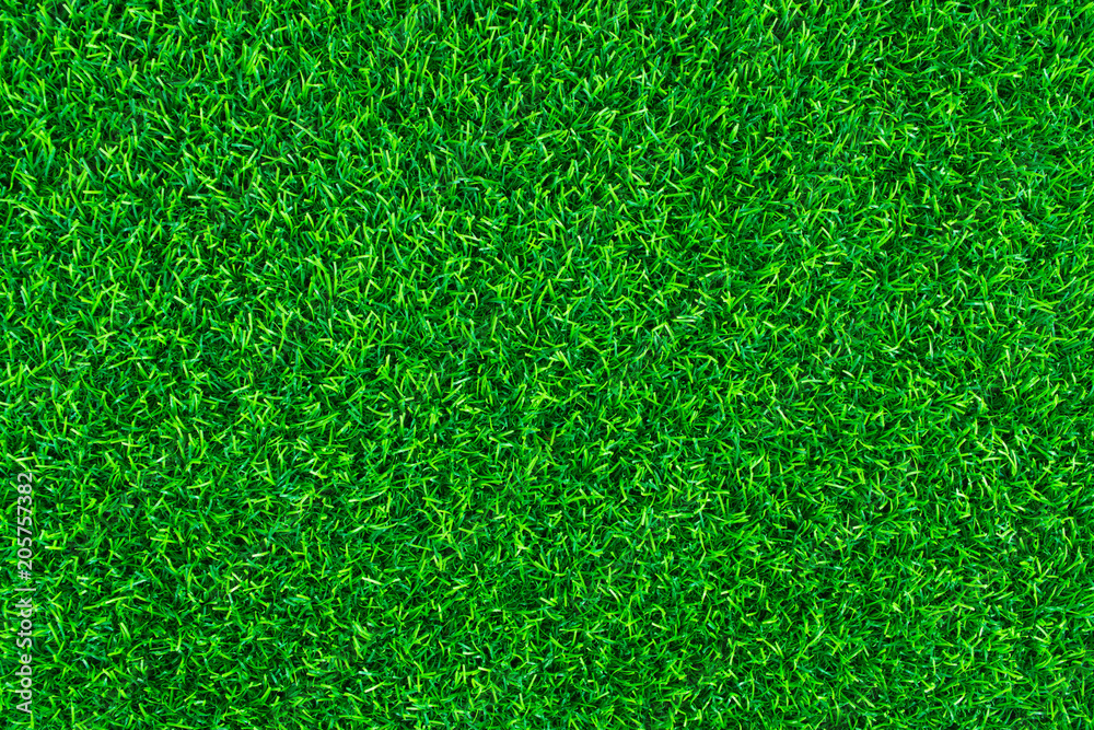 Green lawn for background. Green grass texture background. top view. 素材 ...