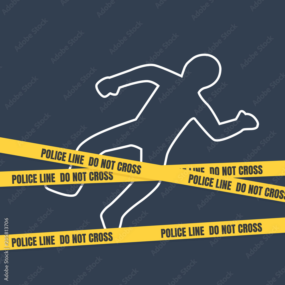 Dead Body Outline Tape
