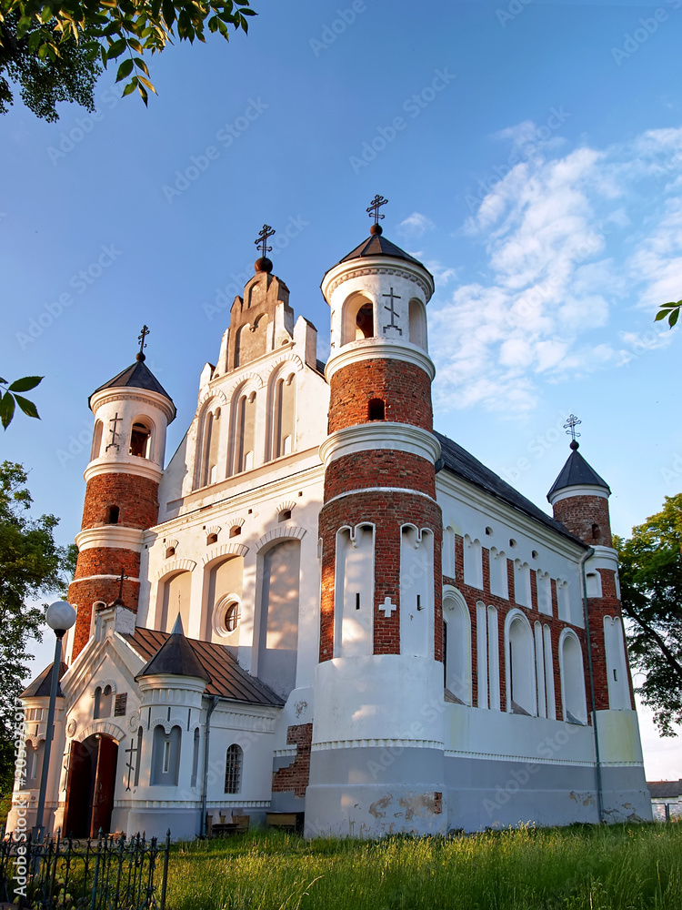 Orthodox Fort Church in the village of Murovanka in honor of the birth ...