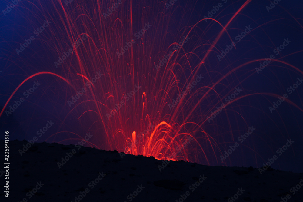 Volcano - Tanna Island Vanuatu - Mount Yasur. One of the most ...