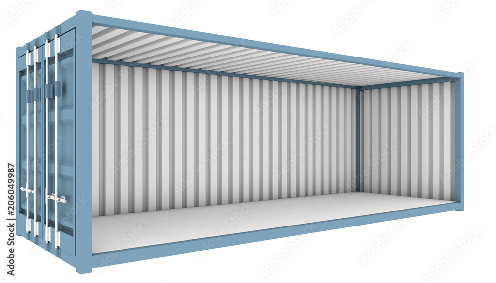 Shipping Container Cutaway Stock Illustration | Adobe Stock
