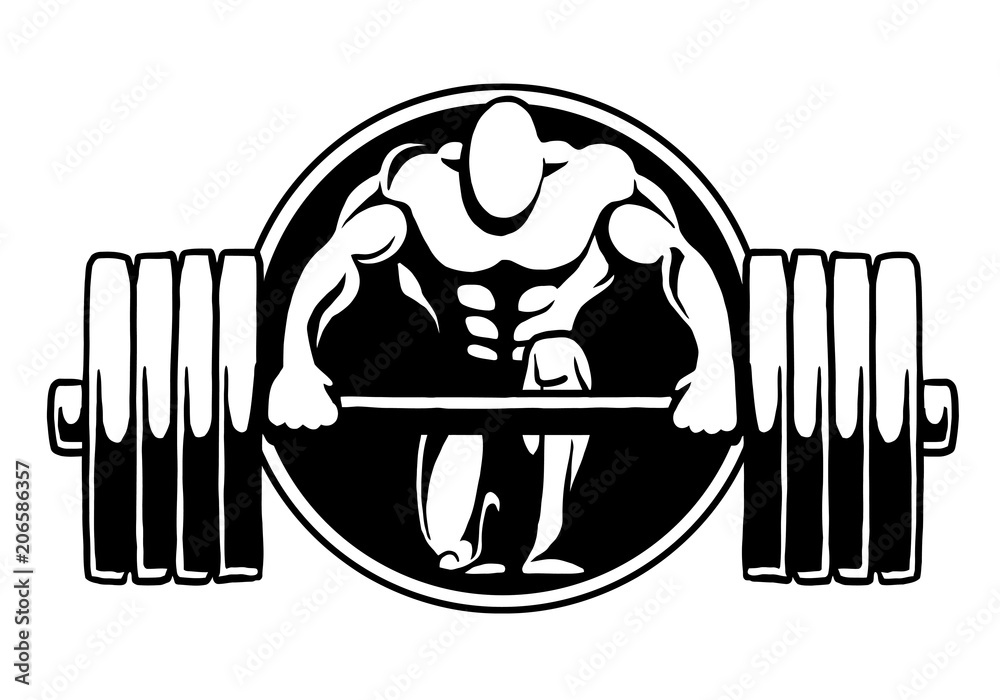 bodybuilding logo fitness gym, vector, logo, design Stock Vector ...
