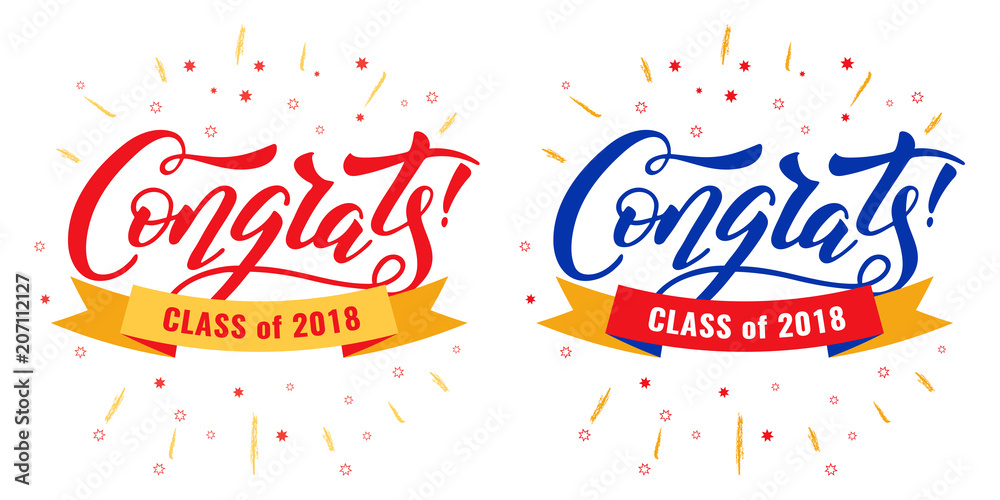 congrats graduates class Stock Vector | Adobe Stock