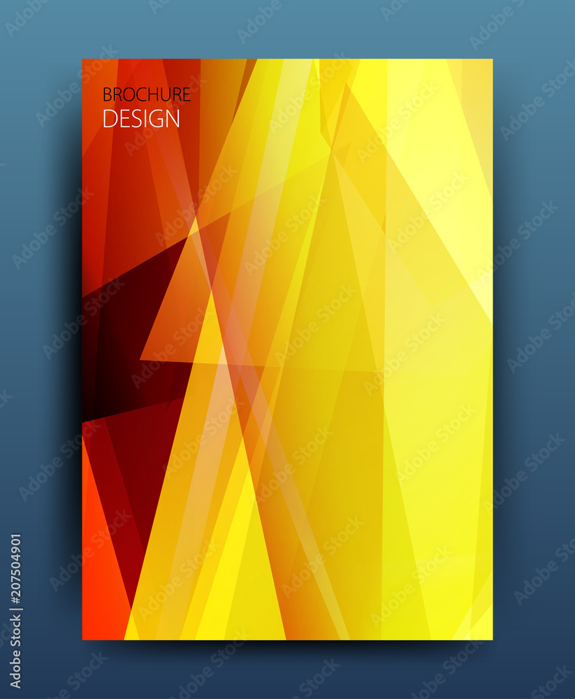 Vector business brochure flyer template or corporate banner design in ...