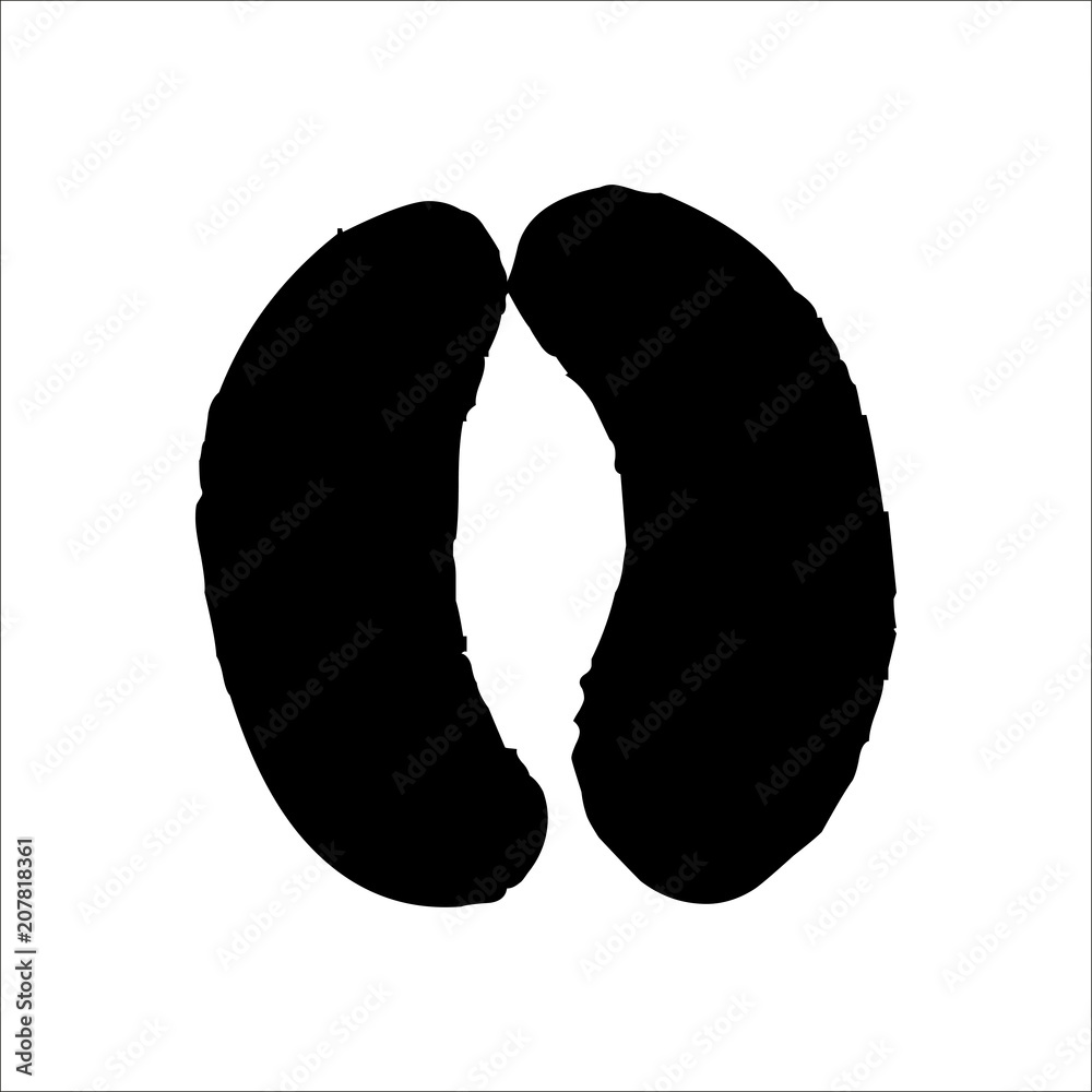Muskox footprints icon. Vector Illustration Stock Vector | Adobe Stock