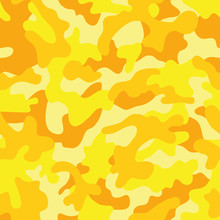 Yellow Seamless Camouflage Pattern Free Stock Photo - Public Domain ...