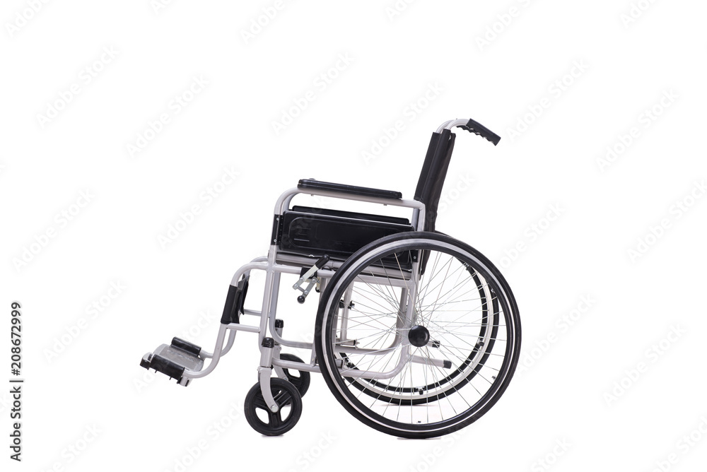 Wheelchair isolated on white background Stock Photo | Adobe Stock