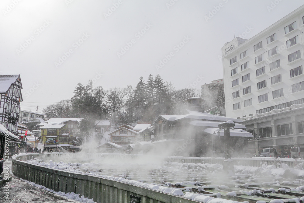 Kusatsu Onsen is a hot spring resort located in Gunma Prefecture Japan ...