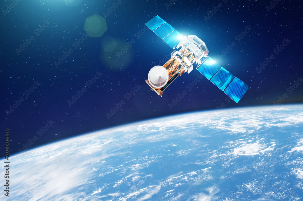 Research Probing Monitoring Of In Atmosphere Communications Satellite In Orbit Above The