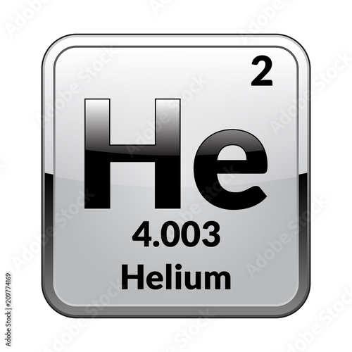 The periodic table element Helium.Vector. - Buy this stock vector and ...