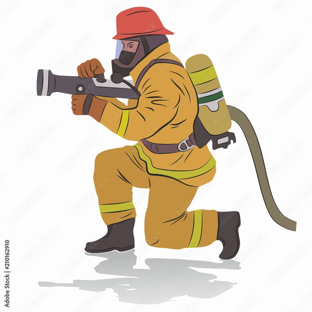 Fireman Vector