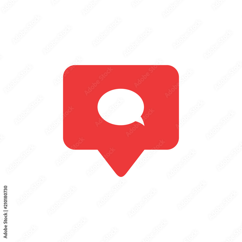 Comment icon vector. social media Comment vector icon. Social network ...