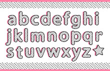 Alphabet Letters Polka Dots Free Stock Photo - Public Domain Pictures