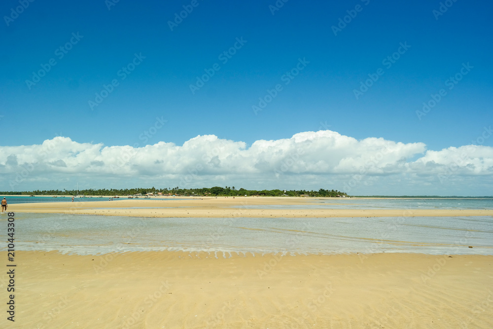 Ponta do Corumbau beach viewed from the tongue line - Ponta do Corumbau ...