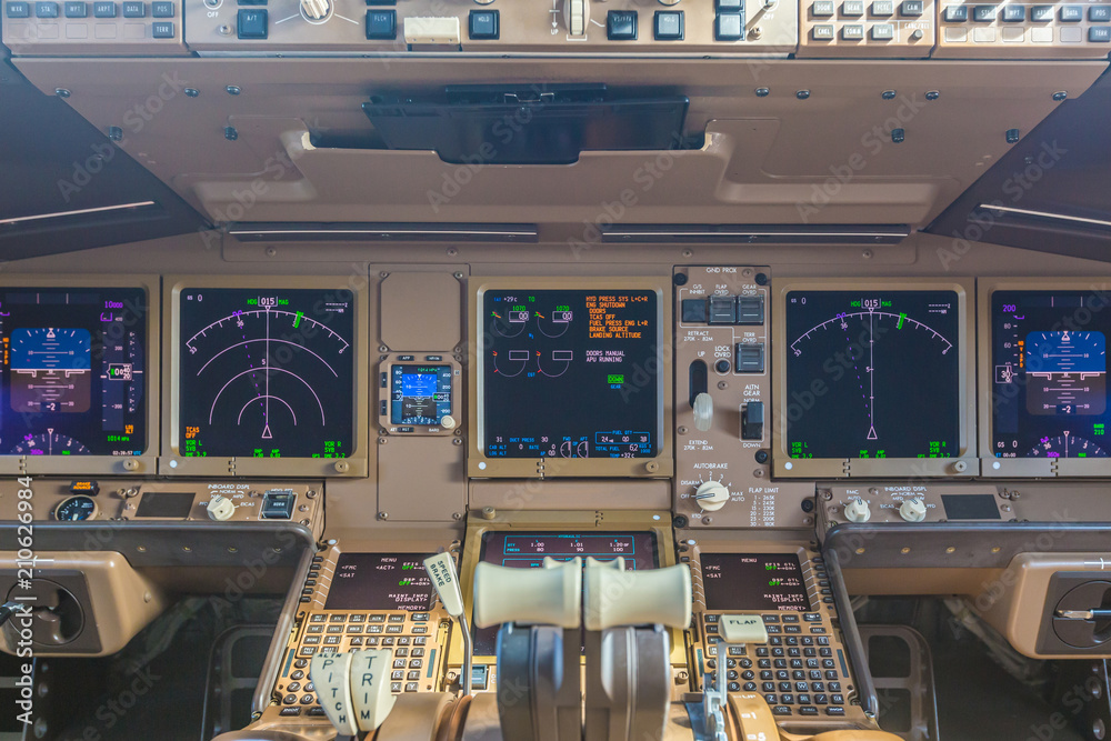 Passenger aircraft interior, engine power control and other aircraft ...