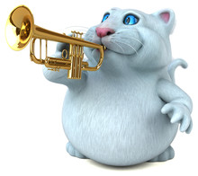 Cats And Trumpets Free Stock Photo - Public Domain Pictures