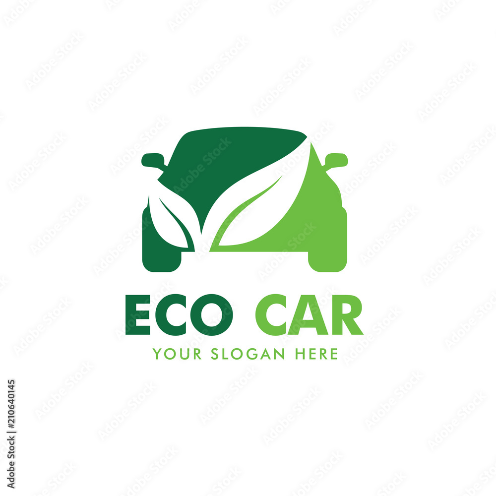 Eco Car Logo Vector Stock Vector | Adobe Stock