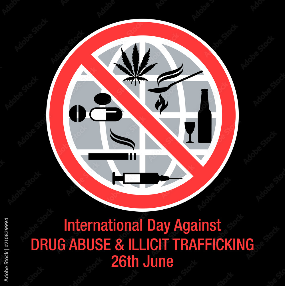 International Day against Drug Abuse and Illicit Trafficking background ...
